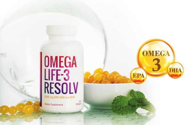 Omega Life-3 Resolv của Unicity giúp tim mạch, não khỏe mạnh